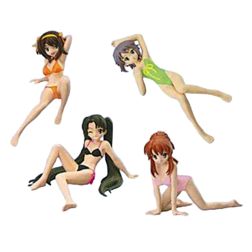 Bandai HGIF The Melancholy of Haruhi Suzumiya girl figure 7 (set of 4 ...