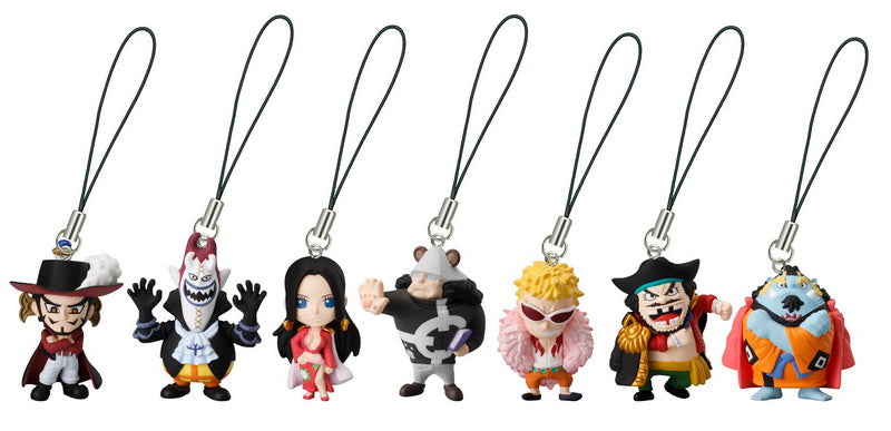 Bandai One Piece Supernova Pirates Mascot Collection Figure (set of 7 ...