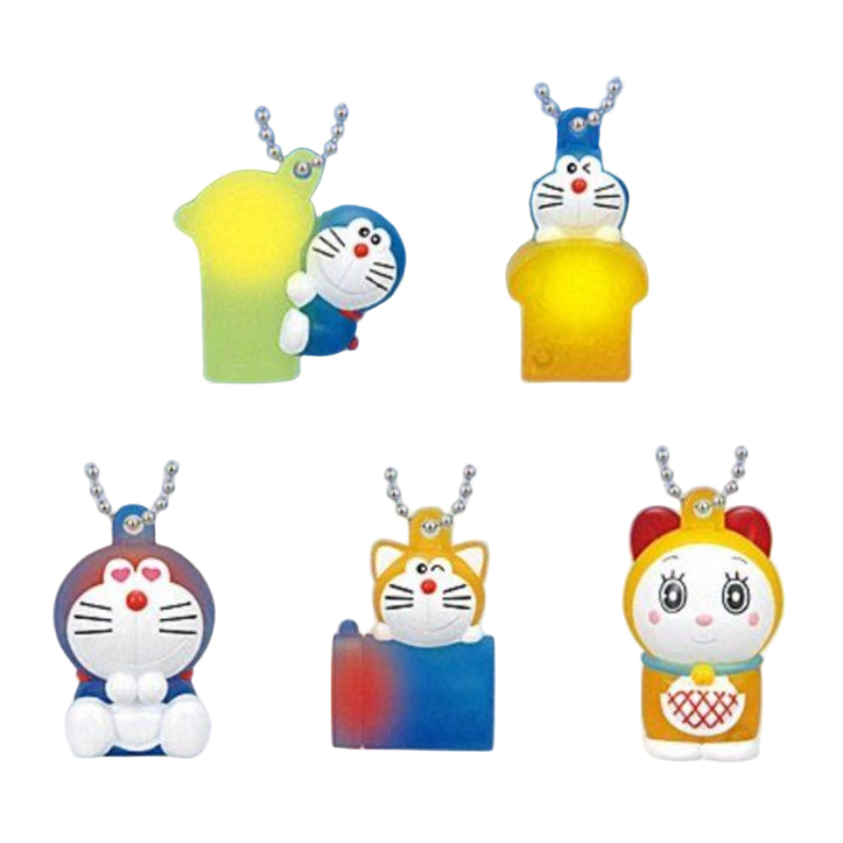 Bandai Doraemon Dorami figure Light Mascot Secret Goods Ver (set of 5 ...