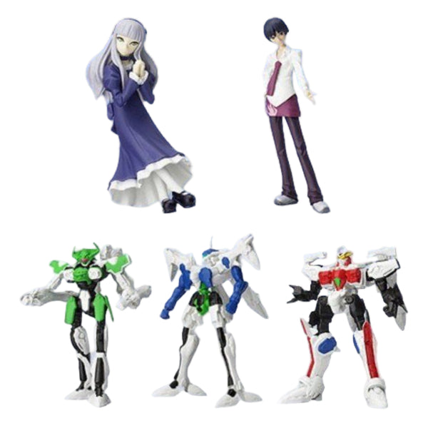 Bandai HG Genesis of Aquarion character & Robot figure (set of 5 ...