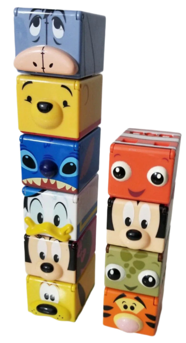 Takara TOMY WAKO CUBEE Disney Mickey & Friends Musical Stacking Cubes ...
