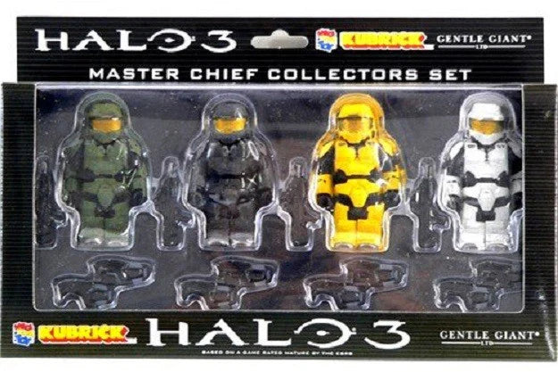 Medicom Kubrick Gentle Giant HALO 3 Master Chief Collectors Set #2 ...
