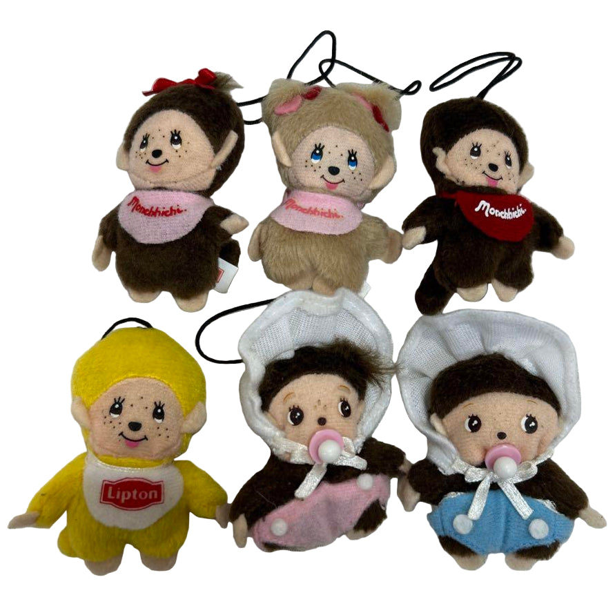 Lipton Lemon Tea Monchhichi 30th Anniversary Plush doll (set of 6 ...
