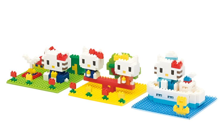 Kawada Nanoblock kawaii Series Sanrio Hello Kitty & Friends bricks ...