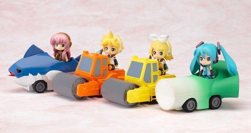 Freeing Nendoroid Plus Vocaloid character figure with Pull-back Cars ...