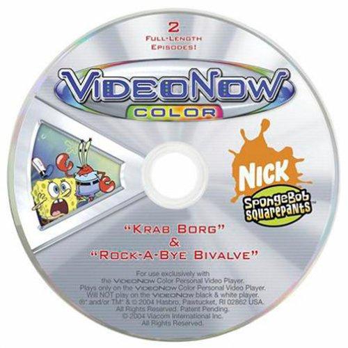 Hasbro Video Now Color PVD disc Nickelodeon SpongeBob Squarepants SB1 ...