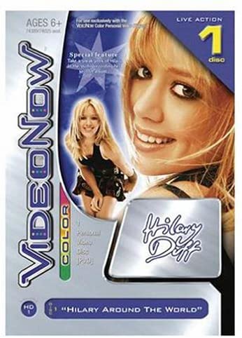 Hasbro Video Now Color PVD disc Hilary Duff Hilary Around the World (1 ...
