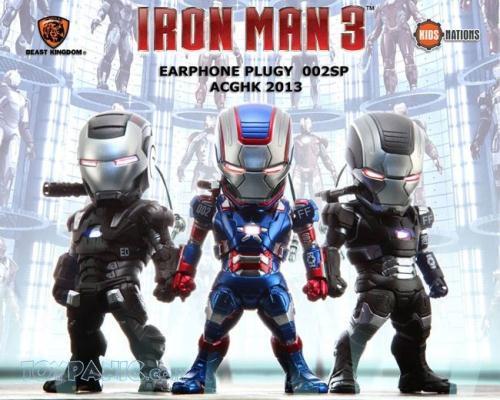 Kids Logic Marvel Iron Man 3 LED Earphone Plugy set ACGHK 2013 limited ...