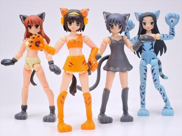Bandai Q-joy The Melancholy of Haruhi Suzumiya action figure (set of 4 ...