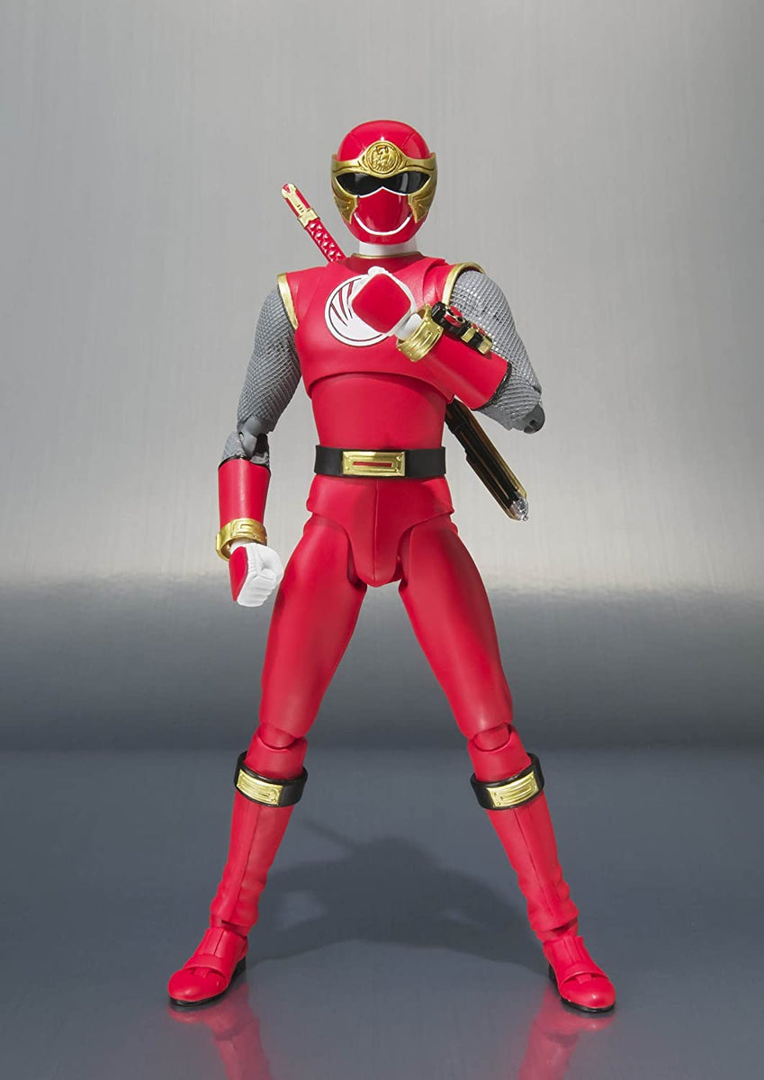 Bandai S.H. Figuarts Power Rangers Ninja Storm Super Shinken Red action ...