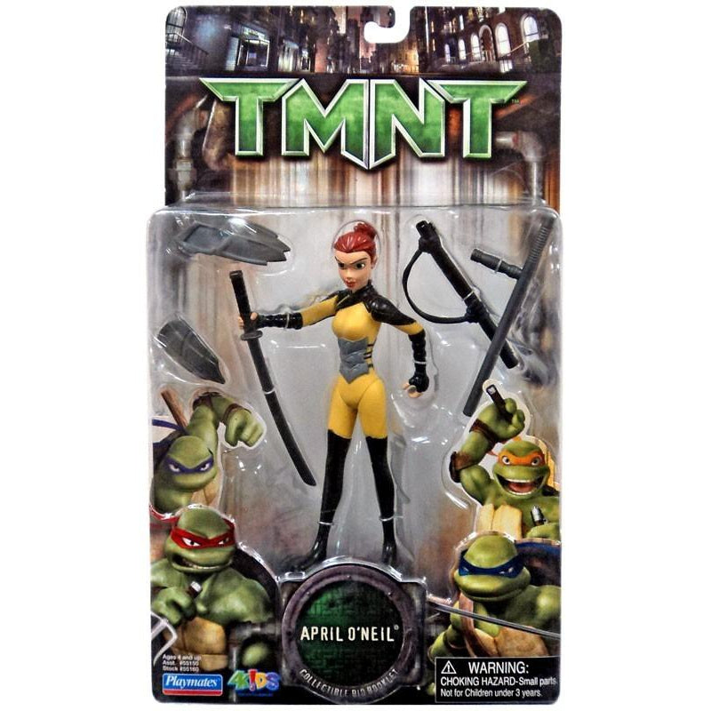 Playmates TMNT movie 2007 Teenage Mutant Ninja Turtles April O'Neil Ac ...