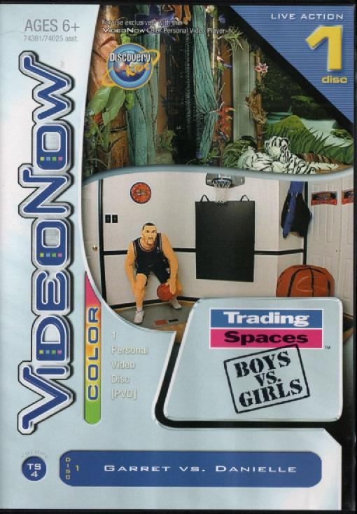 Hasbro Video Now Color PVD disc Trading Spaces Boys vs. Girls TS4 (1 ...
